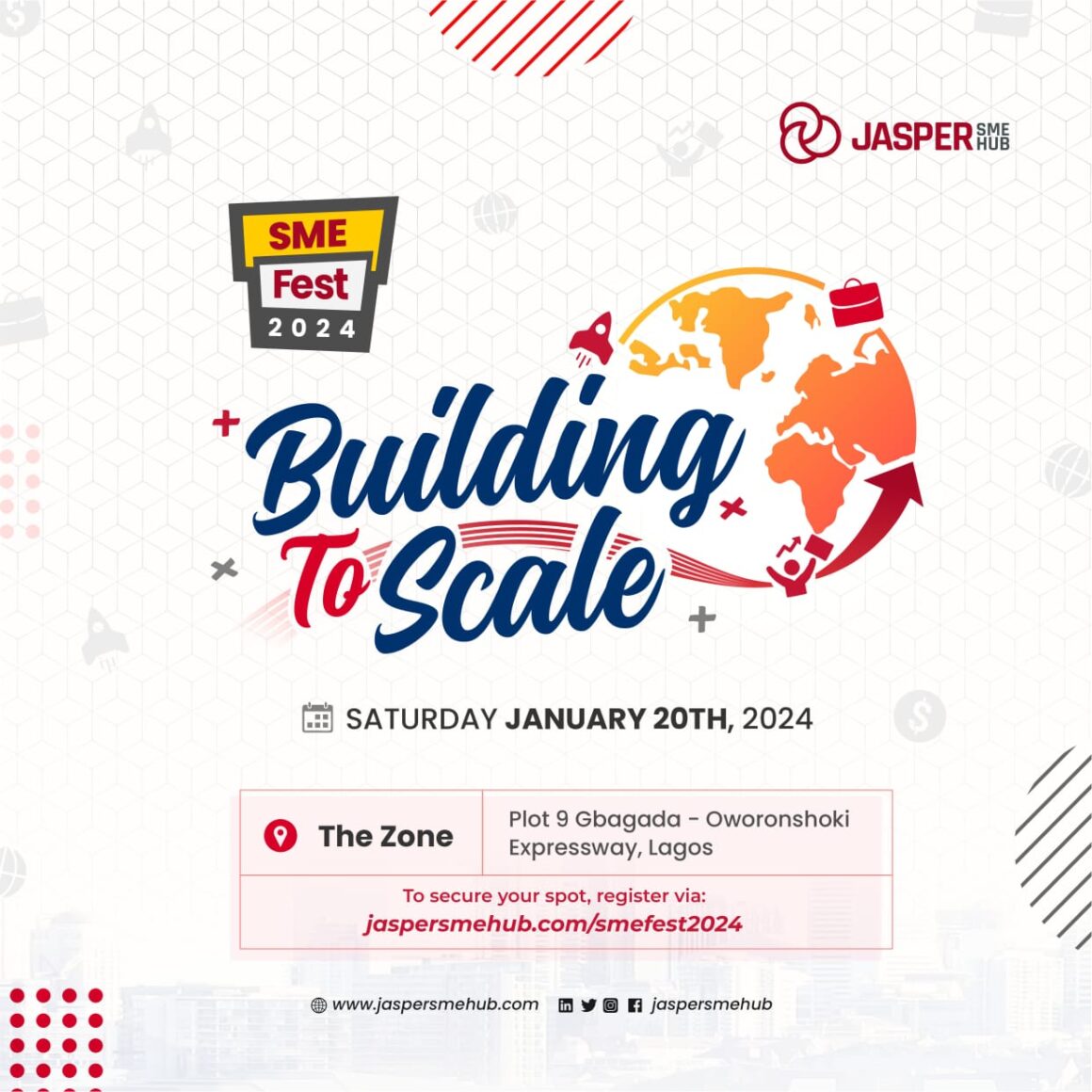 Application Now Open For Jasper SME Hub SMEFest2024. - Techmoonshot