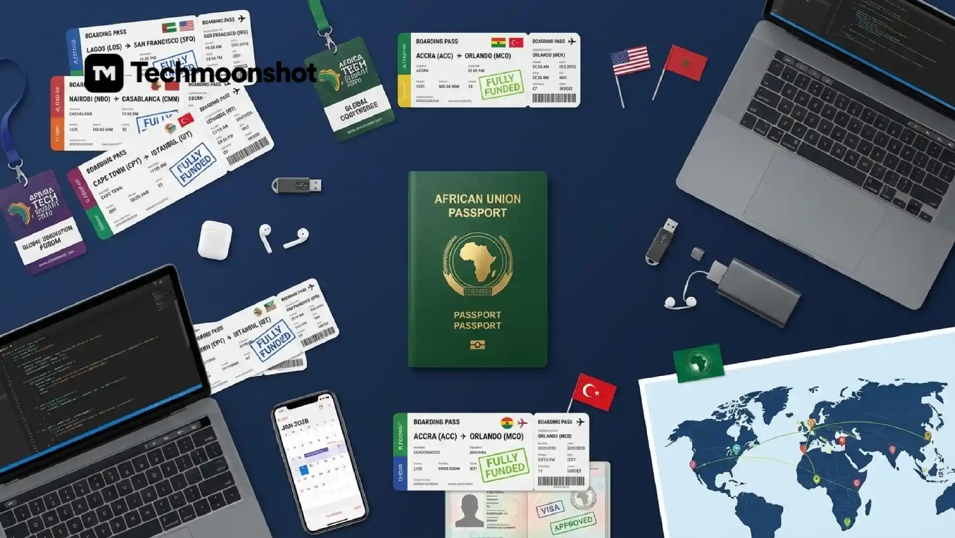 Fully Funded Tech Conferences 2026 Africa Opportunities - Techmoonshot